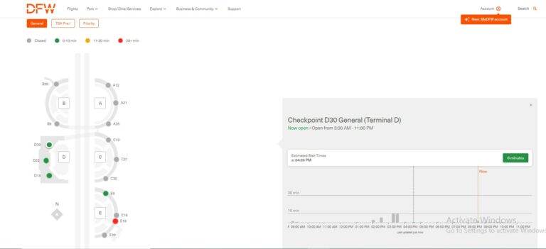 DFW Hours Guide: TSA, Pre-Check, Opening, Closing... - Airport Hours ...